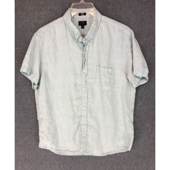 J. Crew | Shirts | J Crew Shirt Xl Extra Large Button Up Short Sleeve ...
